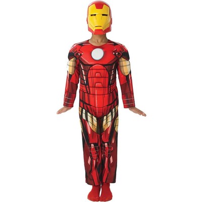 Boy's Deluxe Muscle Iron Man Halloween Costume | eBay
