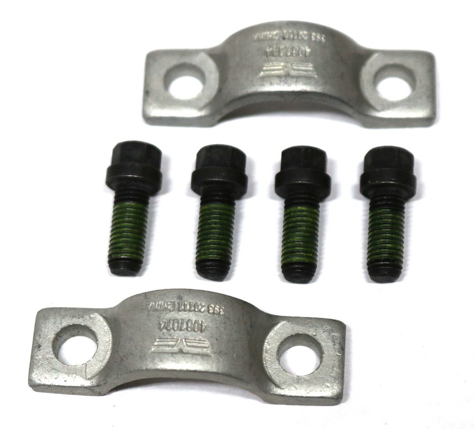 New 1310 / 1330 U-Joint Strap Kit - 1-1/16 Cap - 1-1/2 C-C - 5/8 L x 1/ ...