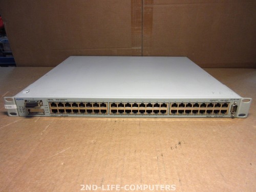 Avaya Nortel 470-48T-PWR BayStack 48-Port PoE Switch 10/100 RJ-45 Ports ...