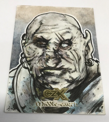 CZX Middle Earth Lord Of The Rings 1 Of 1 Sketch Chase Card By Keith ...