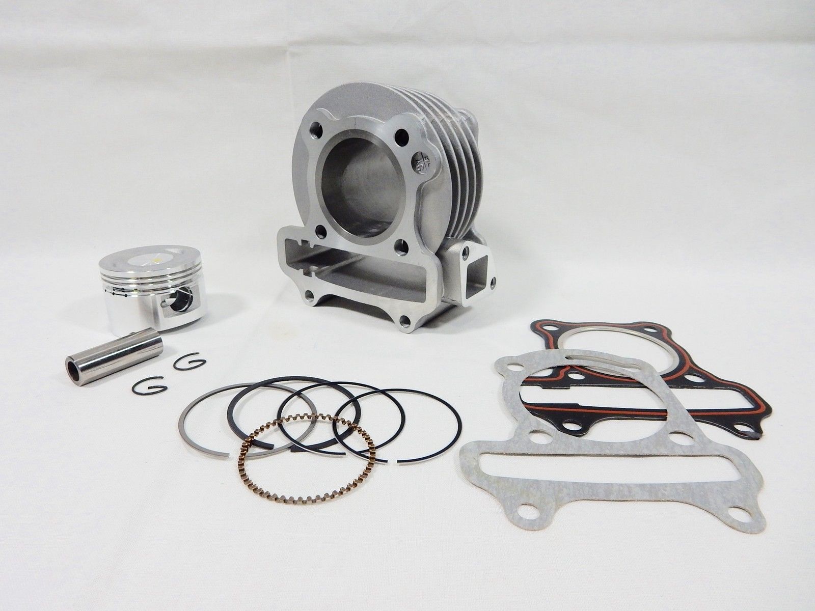 80cc QMB139 47mm BIG BORE CYLINDER ENGINE KIT SCOOTER *UPGRADE KIT FOR ...