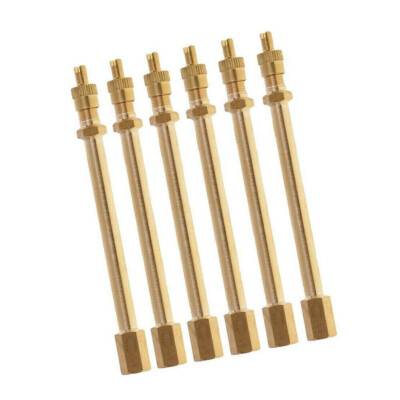 6PCS Wheel Tire Valve Extender Stem Extension Inflation Stright Pole ...