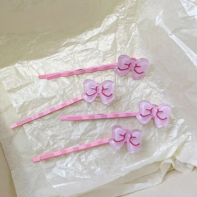Cute Hair Pin Sweet Girl Bobby Pins Hairpin Bowknot Bobby Pins | eBay