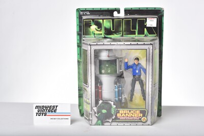 Toy Biz Marvel Hulk Movie Bruce Banner Transforming Chamber Action ...