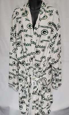 Mens Concepts Sport NFL Green Bay Packers NFL Football Microfleece Robe ...