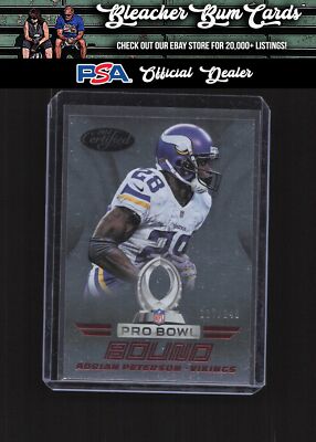 2014 Panini Certified PB7 Adrian Peterson Pro Bowl Bound Red /249 | eBay