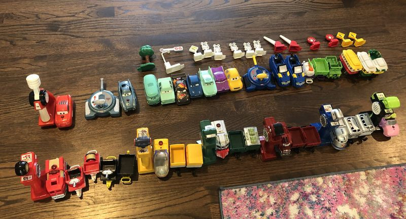Fisher-Price GeoTrax Car and Train Bulk Set | eBay