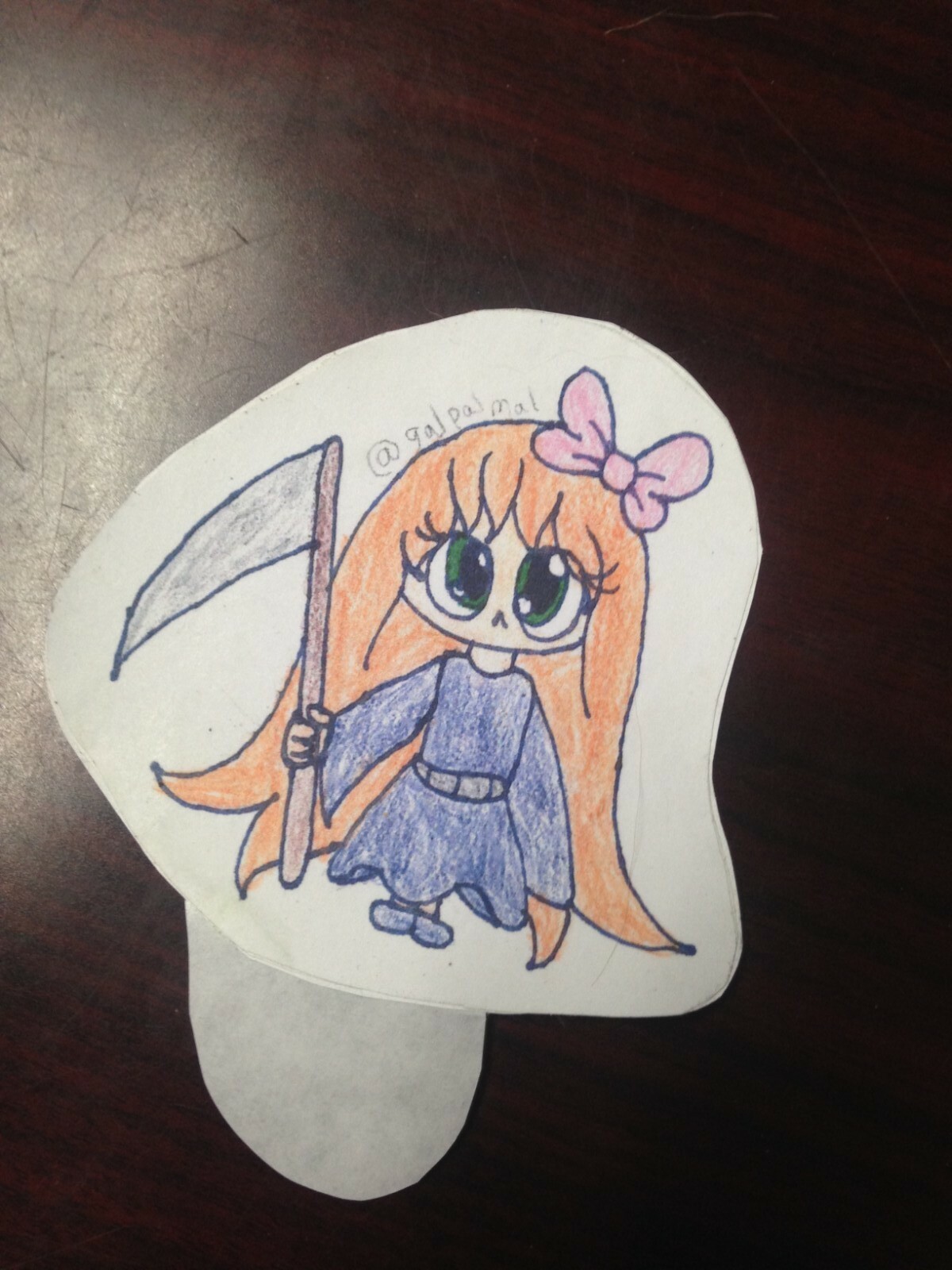 ElizaDeath FNaF AU Homemade Sticker Elizabeth Afton Reaper | eBay