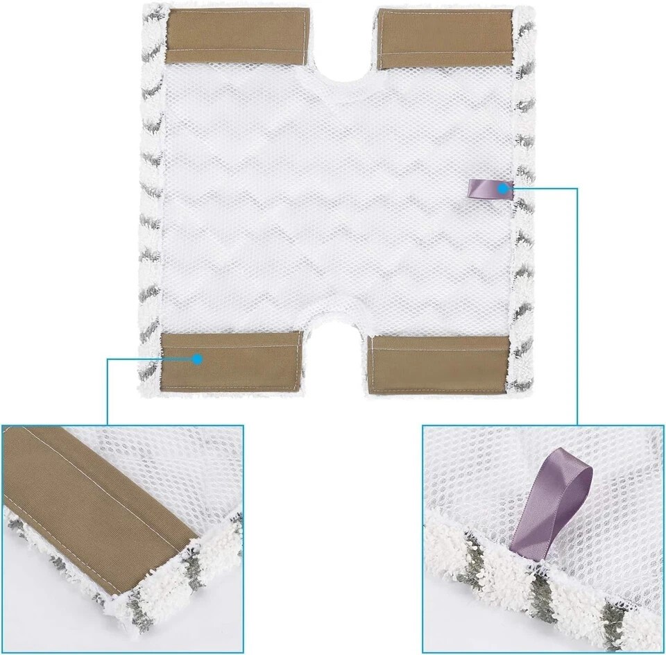 4 Pack Steam Mop Pads for Shark Lift-Away Pro & Shark Genius Mop System ...