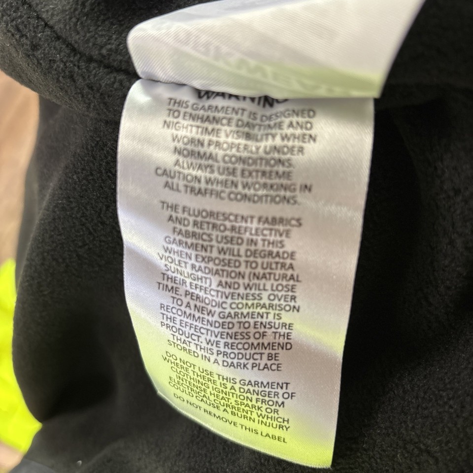 NEW PEPSI ZERO ZONE HIGHLY REFLECTIVE HOODED STADIUM COAT SIZE 2XL G ...