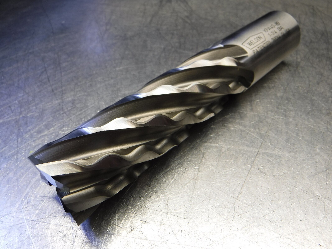 Weldon Crest-Kut 1.250" Cobalt 6 Flute Roughing Endmill KPA40-8B ...