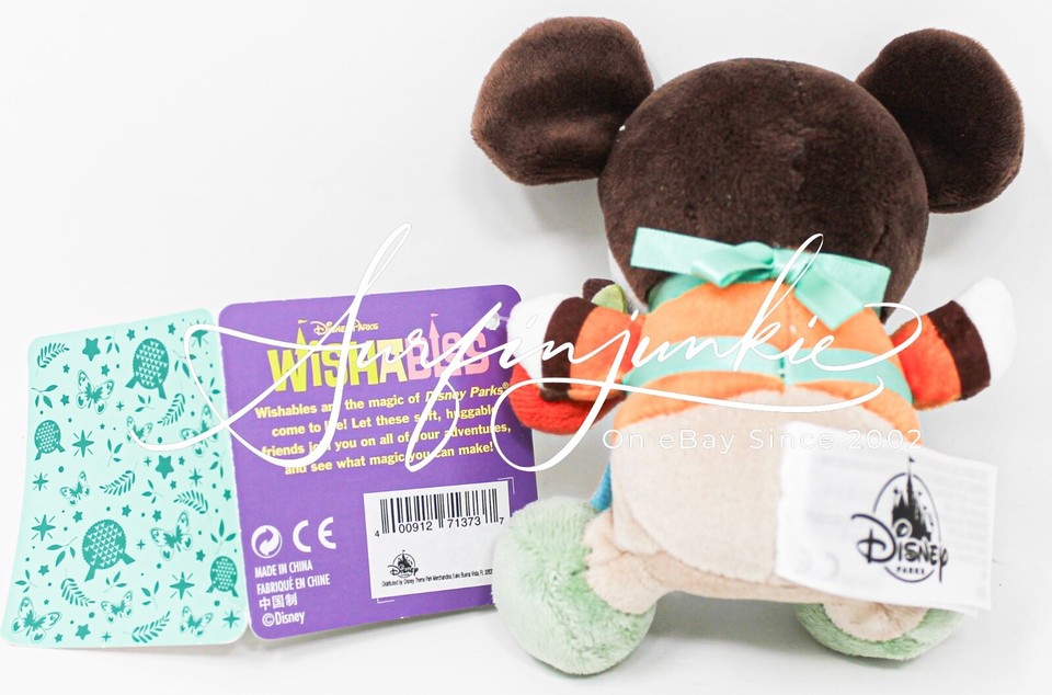 Walt Disney World Epcot World Showcase Mickey Mouse Wishables Stuffed ...