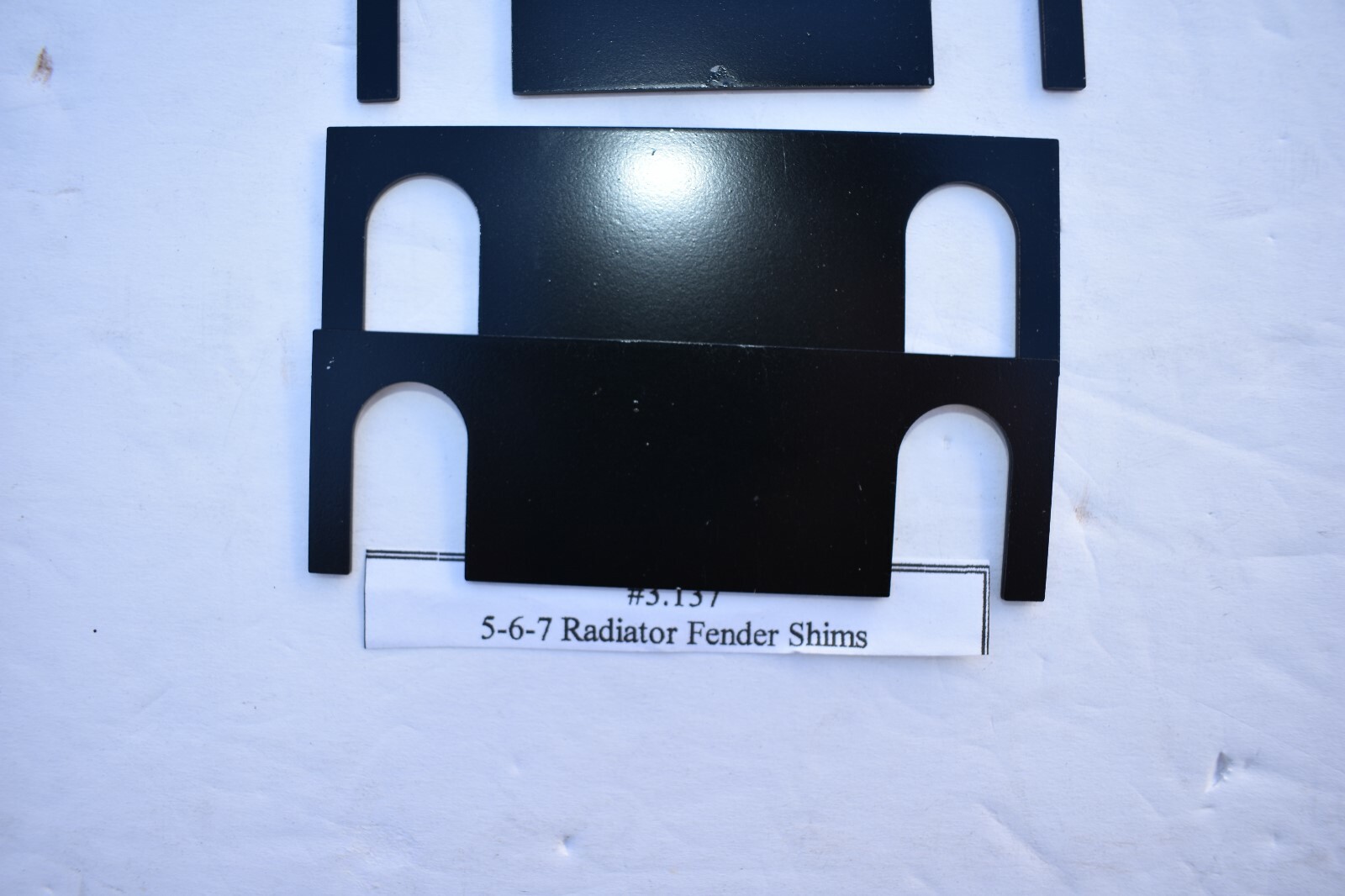 57 Chevy Radiator Support Tie Bar & Grille Tie Bar To Front Fender Shim ...
