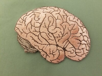 Brain Embroidered patch | eBay