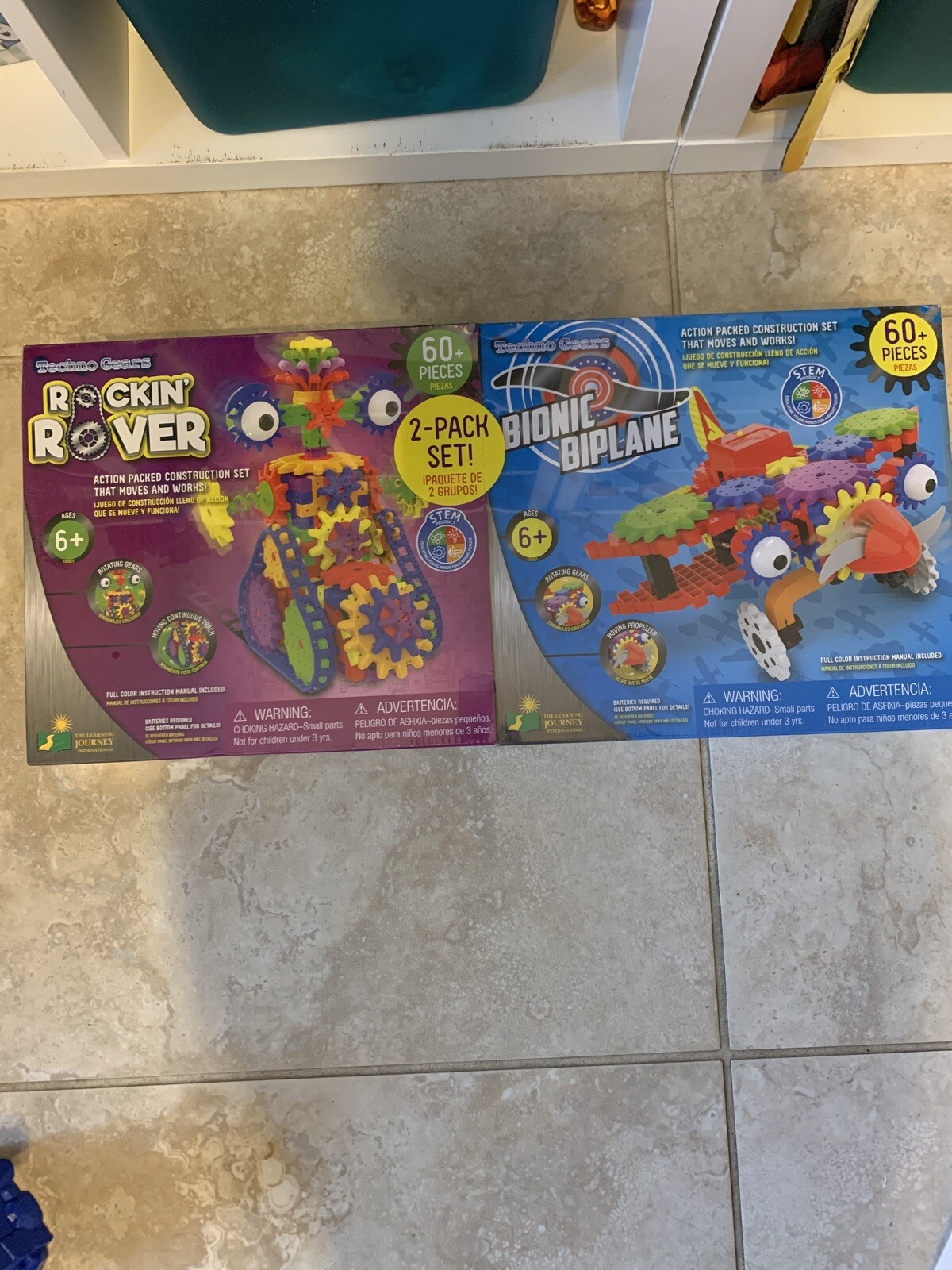 Techno Gears Rockin' Rover & Bionic Biplane 2 Pack Set BRAND NEW IN BOX ...