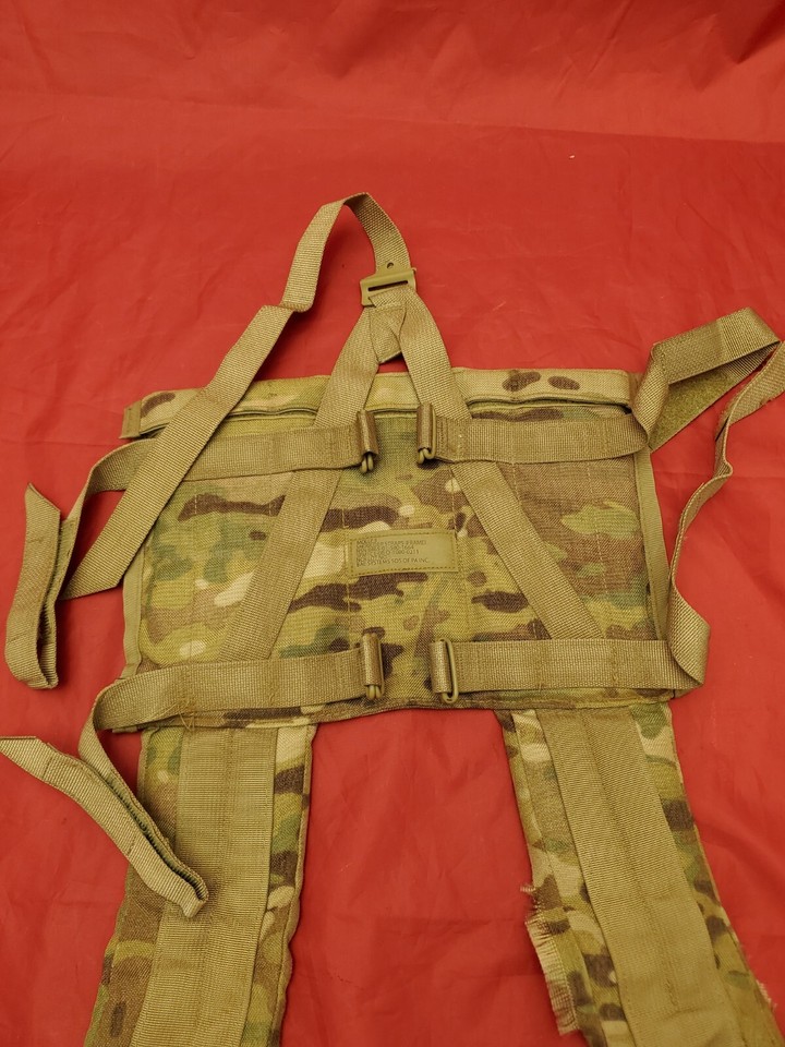 US Army MOLLE II Large Rucksack Shoulder Straps (FRAME) OCP / Multicam ...