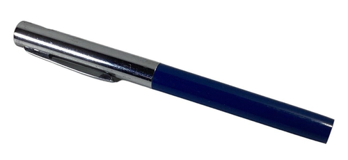 VINTAGE SHEAFFER SKRIP CARTRIDGE FOUNTAIN PEN, BLUE & CHROME, FINE,1960 ...