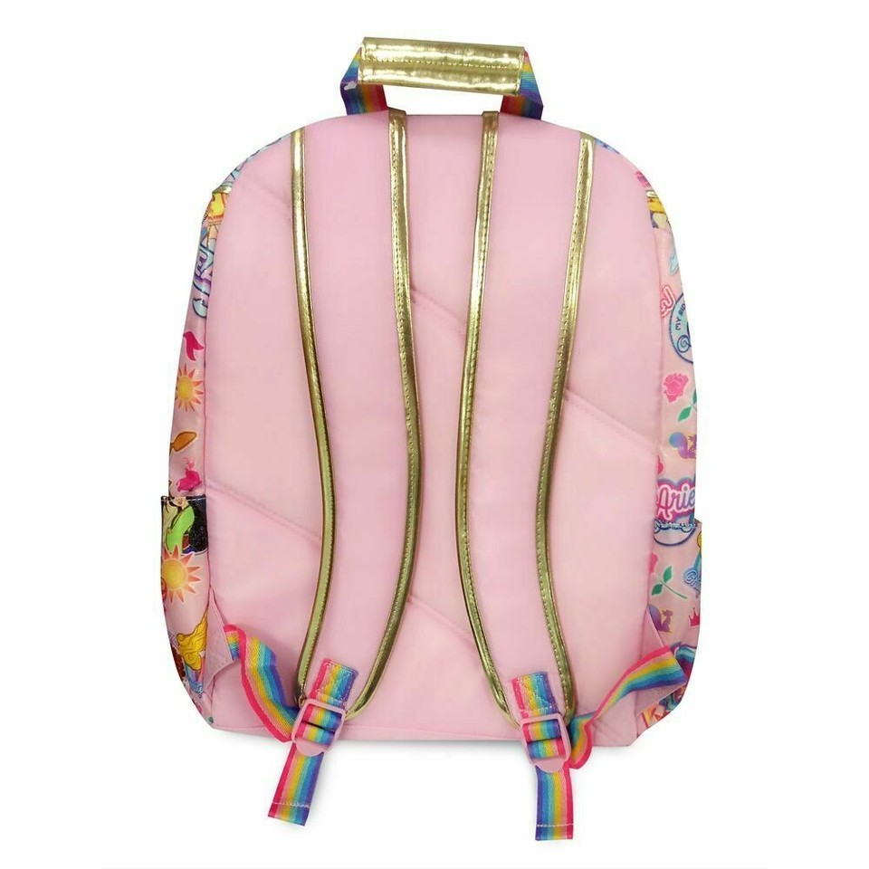 Disney Store Pink Princess Backpack Lunch Tote Box School Book Bag Set ...