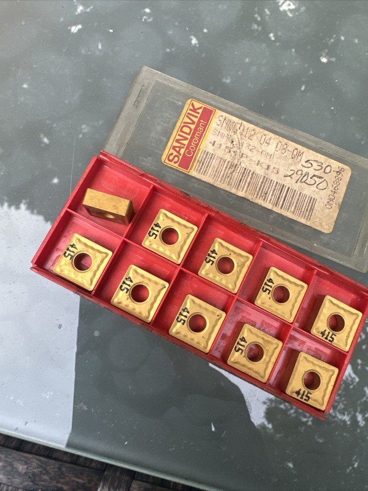 10pcs SANDVIK COROMANT SNMG 120408-QM Carbide Inserts SNMG 432 grade ...