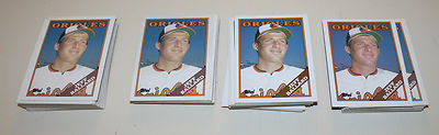 JEFF BALLARD 100 CARD 1988 TOPPS ROOKIE CARD LOT BALTIMORE ORIOLES FREE ...