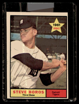 1961 Topps Steve Boros #348 Detroit Tigers | eBay