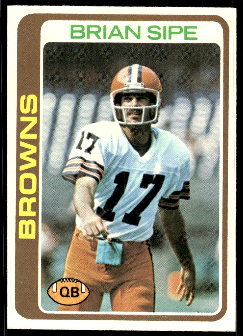 1978 TOPPS BRIAN SIPE CLEVELAND BROWNS #53 | eBay