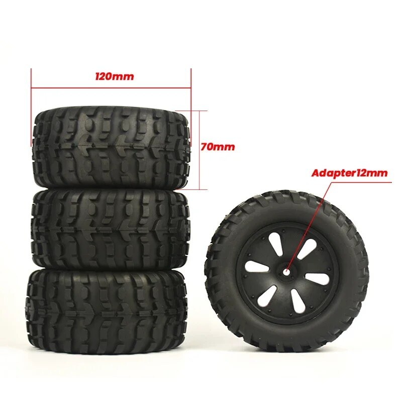 Remote Control Model Car Tires For 1/10 Short-Course Truck Tires ...
