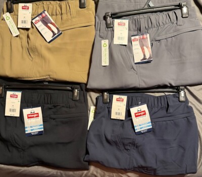 Men's Wrangler Outdoor Field Utlity zip pockets Cargo Shorts choose ...