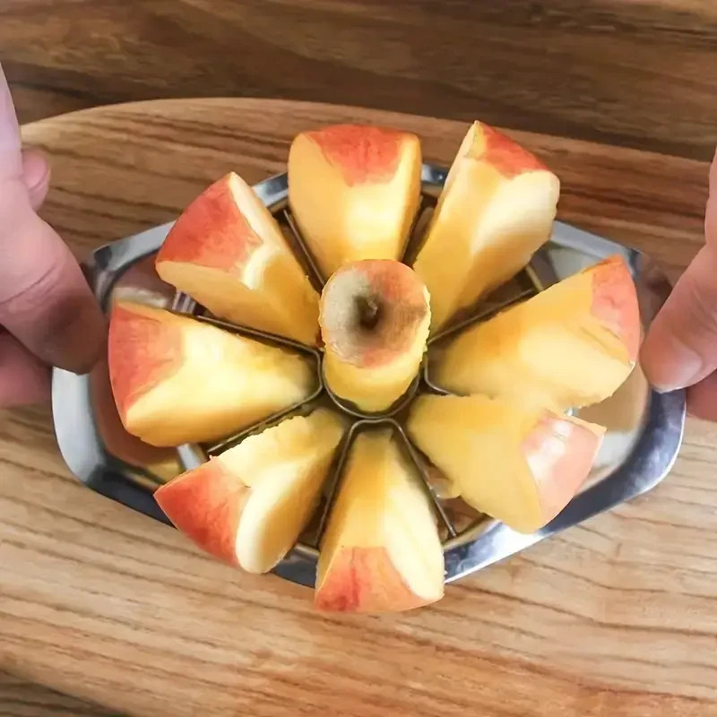 2pcs Stainless Steel Apple/Fruit Wedger & Corer Slicer - 8 Section ...