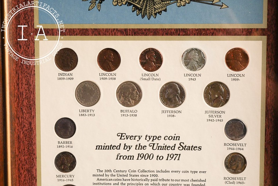 Framed United States Coins Of The 20th Century Collection Ebay