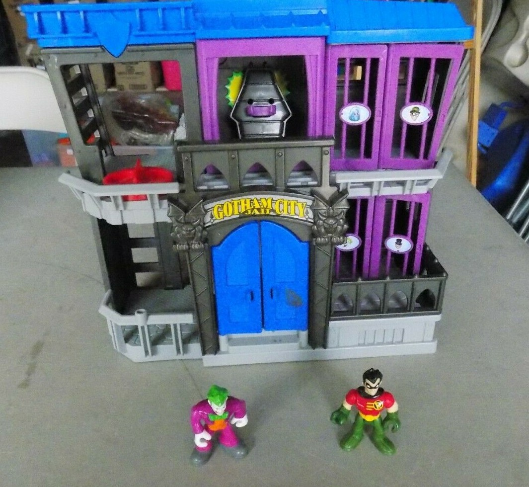 Fisher-Price Imaginext DC Super Friends, Gotham City Jail With Robin ...