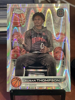 2023 Topps Chrome OTE Overtime Elite Ausar Thompson OTE RayWave ...