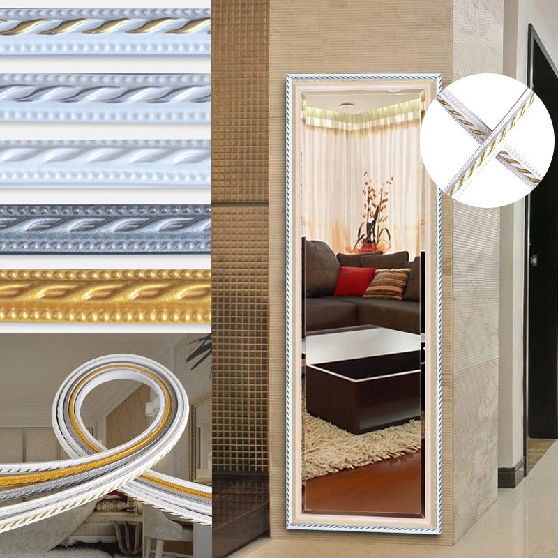 PVC Flexible Bendable Ribbon Rope Panel Moulding Mirror Frame Trim Home ...