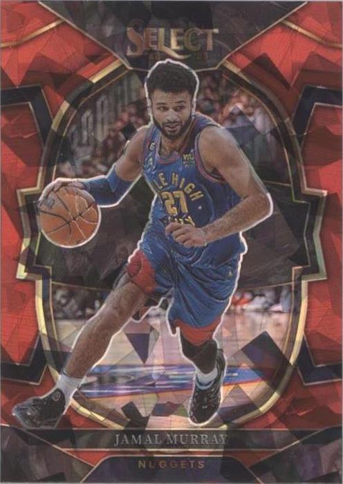2022-23 Panini Select - Concourse Jamal Murray #39 Red Cracked Ice ...
