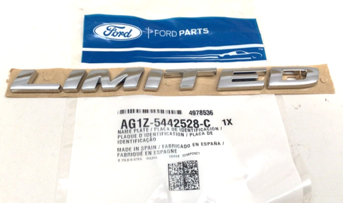 2010-2019 Ford Taurus Limited trunk deck lid Nameplate Emblem chrome ...