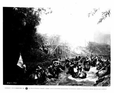 Excalibur original 8x10 photo 1981 soldiers in the moat outside castle ...