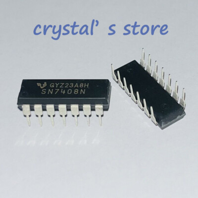 15PCS SN7408N Encapsulation:DIP-14,QUADRUPLE 2-INPUT POSITIVE-AND GATES ...