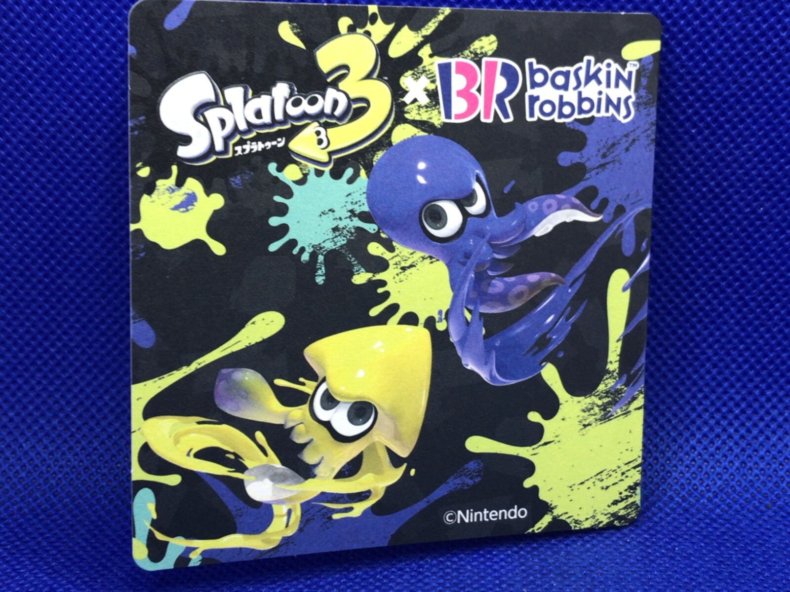 Splatoon 3 31 ice cream baskin robbins collab memo NINTENDO SWITCH ...