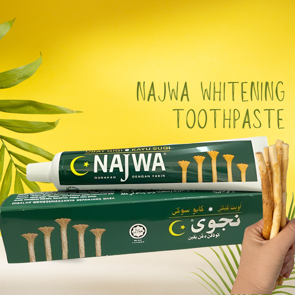 Original Malaysian NAJWA Toothpaste with Miswak Extract – Herbal Oral ...