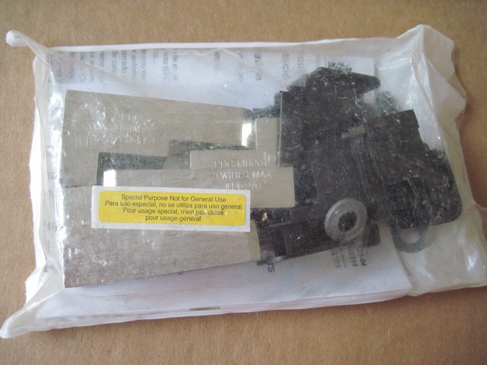 Square D PDC3JD20 PowerPact J Power Distribution Connector Lug Kit, NEW ...