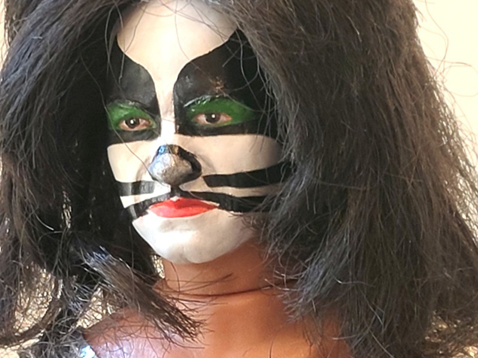 Vintage 1977 KISS Peter Criss Mego Doll Action Figure Excellent ...