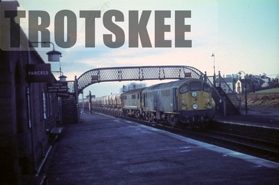 35mm Slide BR British Railways Diesel Loco 27 D5701 Wigton 1967 | eBay UK