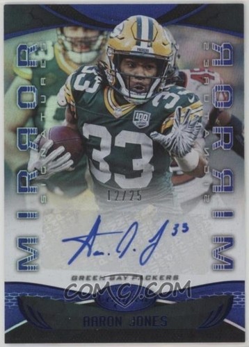 2019 Panini Certified Aaron Jones Autograph Card /25 | eBay