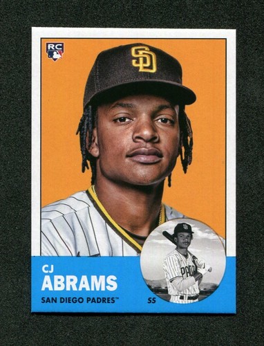 CJ Abrams 2022 Topps Archives Background Variation Rookie RC SP #67 ...