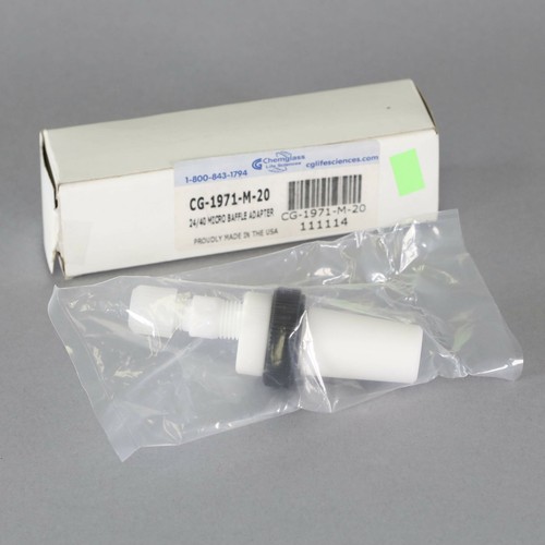 Chemglass 24/40 PTFE Adapter with Compression Fitting #CG-1971-M-20 | eBay