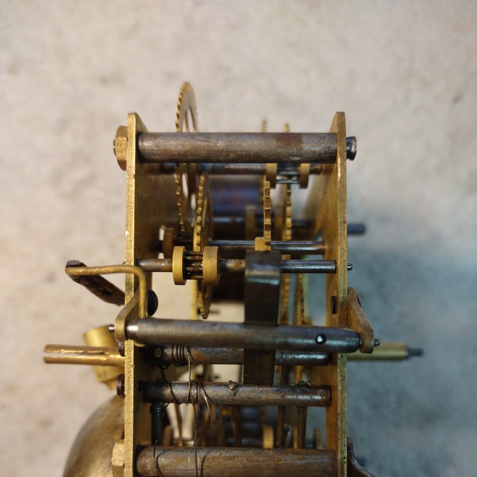 Antique Signed E.N. WELCH Chime Bell Clock Movement U.S.A. for Parts | eBay