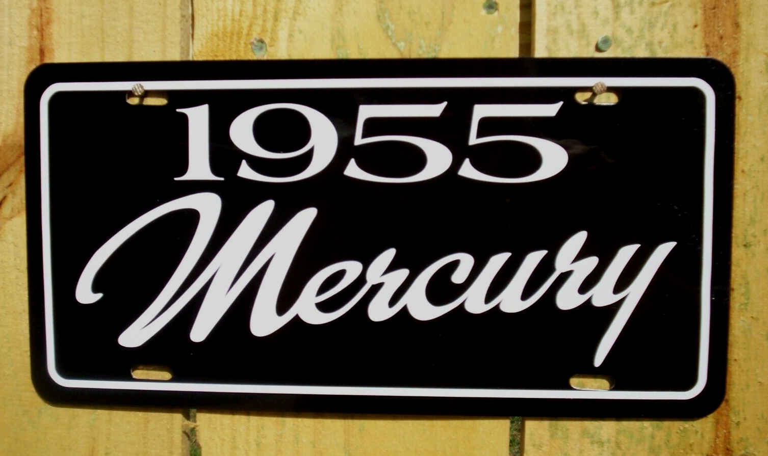 1955 Mercury license plate car tag 55 Monterey Montclair Medalist M100 ...