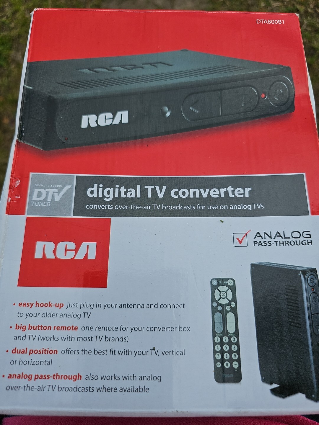 RCA Digital TV Converter Box DTA800B1 AVC Multimedia | eBay