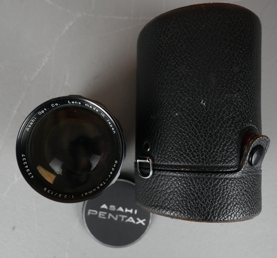 Asahi Pentax Super-Takumar 135mm f/2.5 M42 Screw Mount Lens with case | eBay