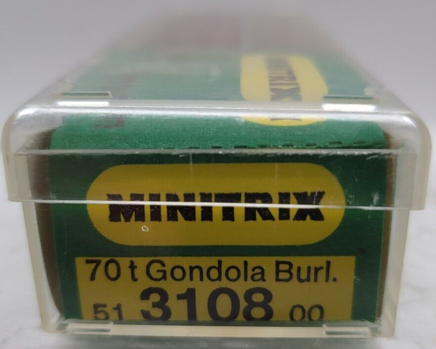 Minitrix Trix 51 3108 N Burlington Route CB&Q 197400 Covered Gondola ...